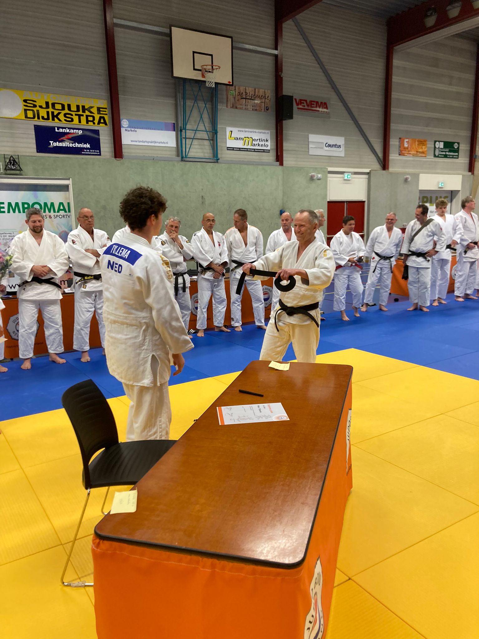 Lars Wiersma en Max Tillema 1e DAN - zwarte band - Shoganai